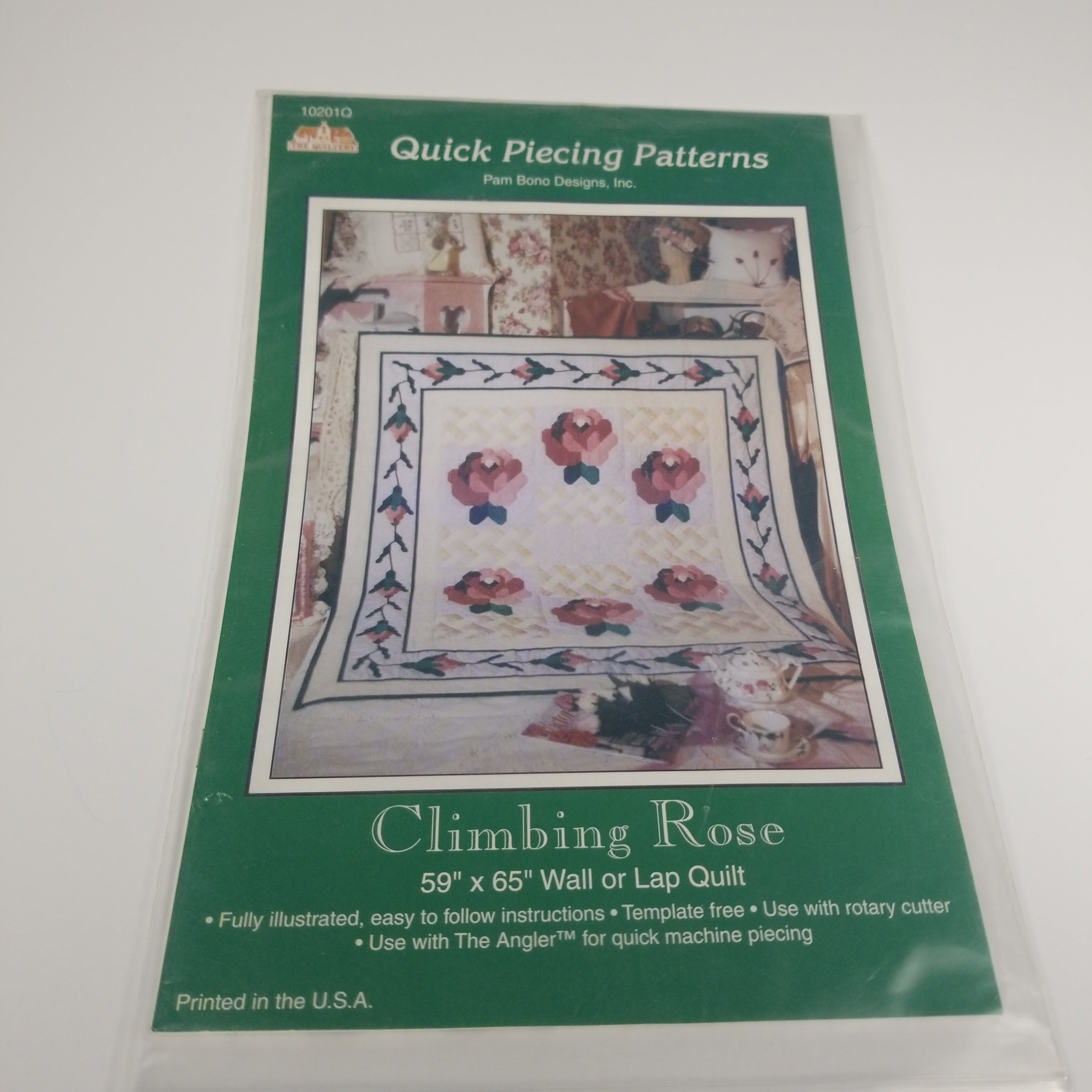 Climbing Tose Quilt Pattern 10201Q Quick Piecing Pattern – Destash Co.